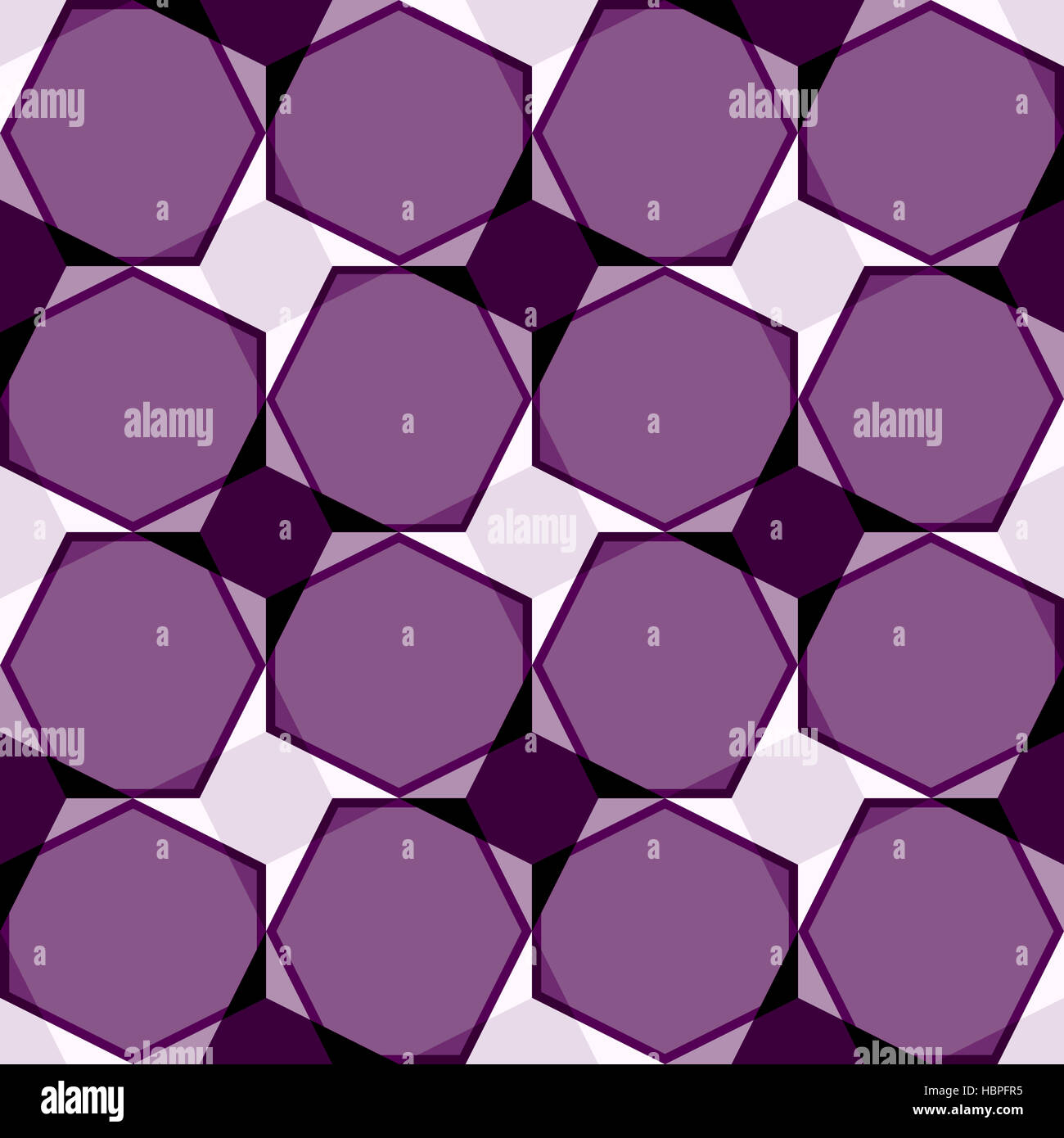 seamless pattern with hexagons Stock Photo - Alamy