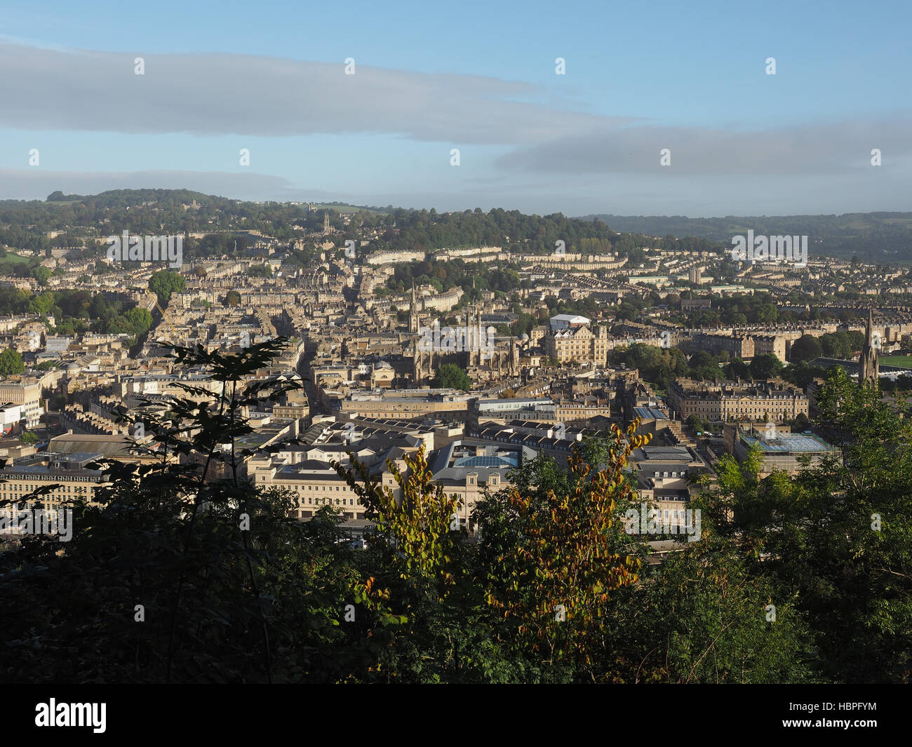 Aerial view of Bath Stock Photo - Alamy