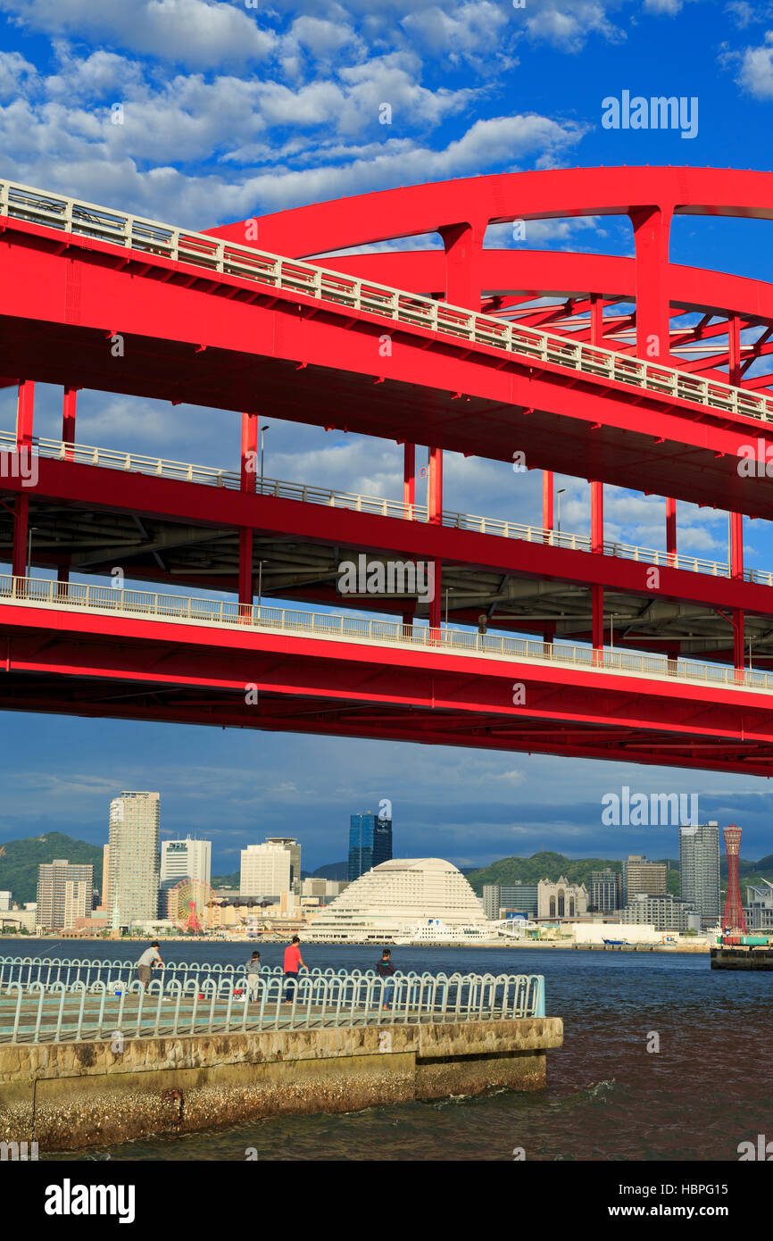 Ohashi Bridge, Kobe City, Honshu Island, Japan, Asia Stock Photo - Alamy