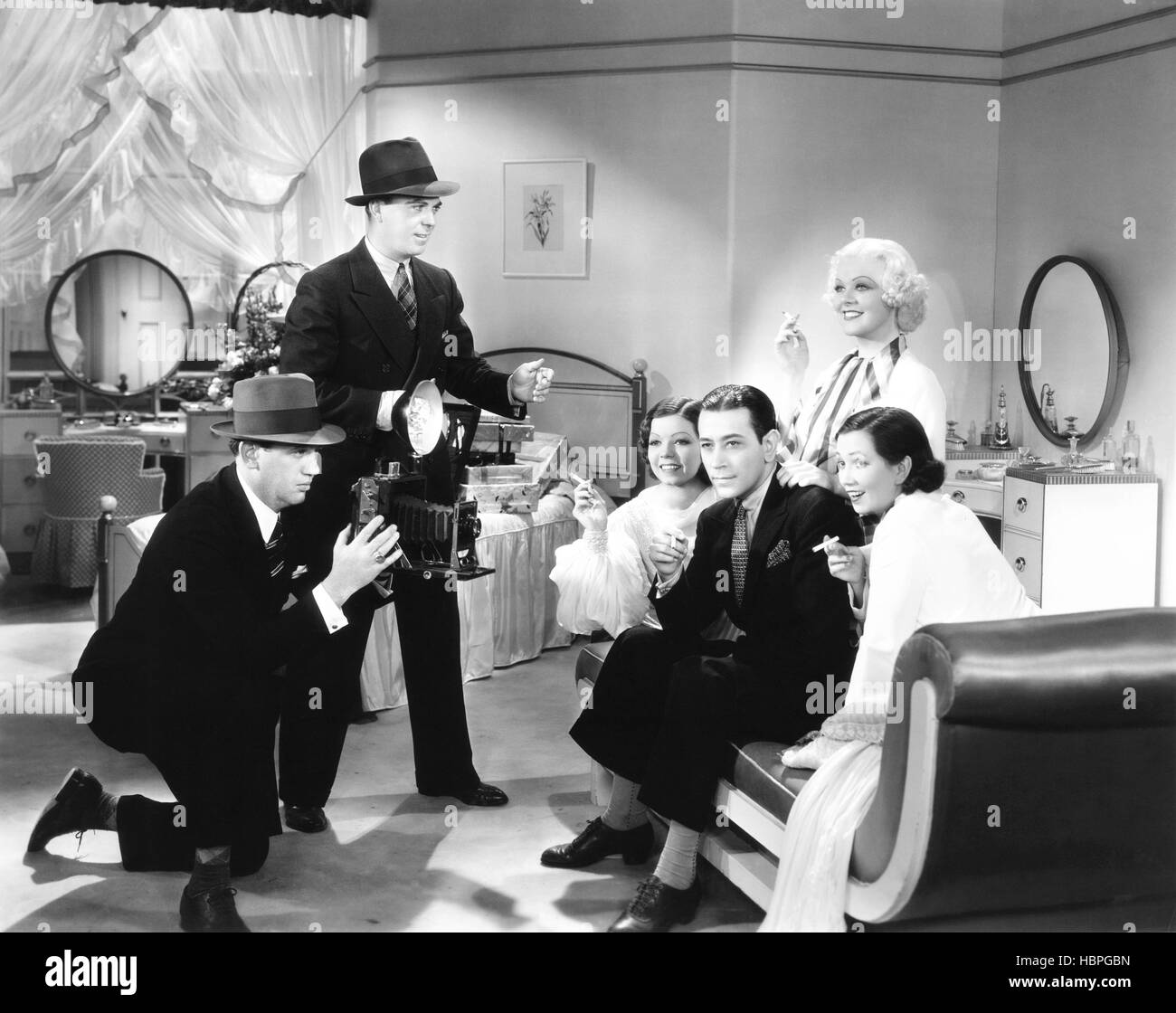 EVERY NIGHT AT EIGHT, Harry Barris (standing left), seated from left ...