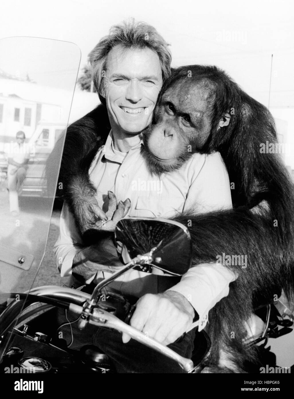 EVERY WHICH WAY BUT LOOSE, Clint Eastwood, Clyde the Orangutan, 1978 ...
