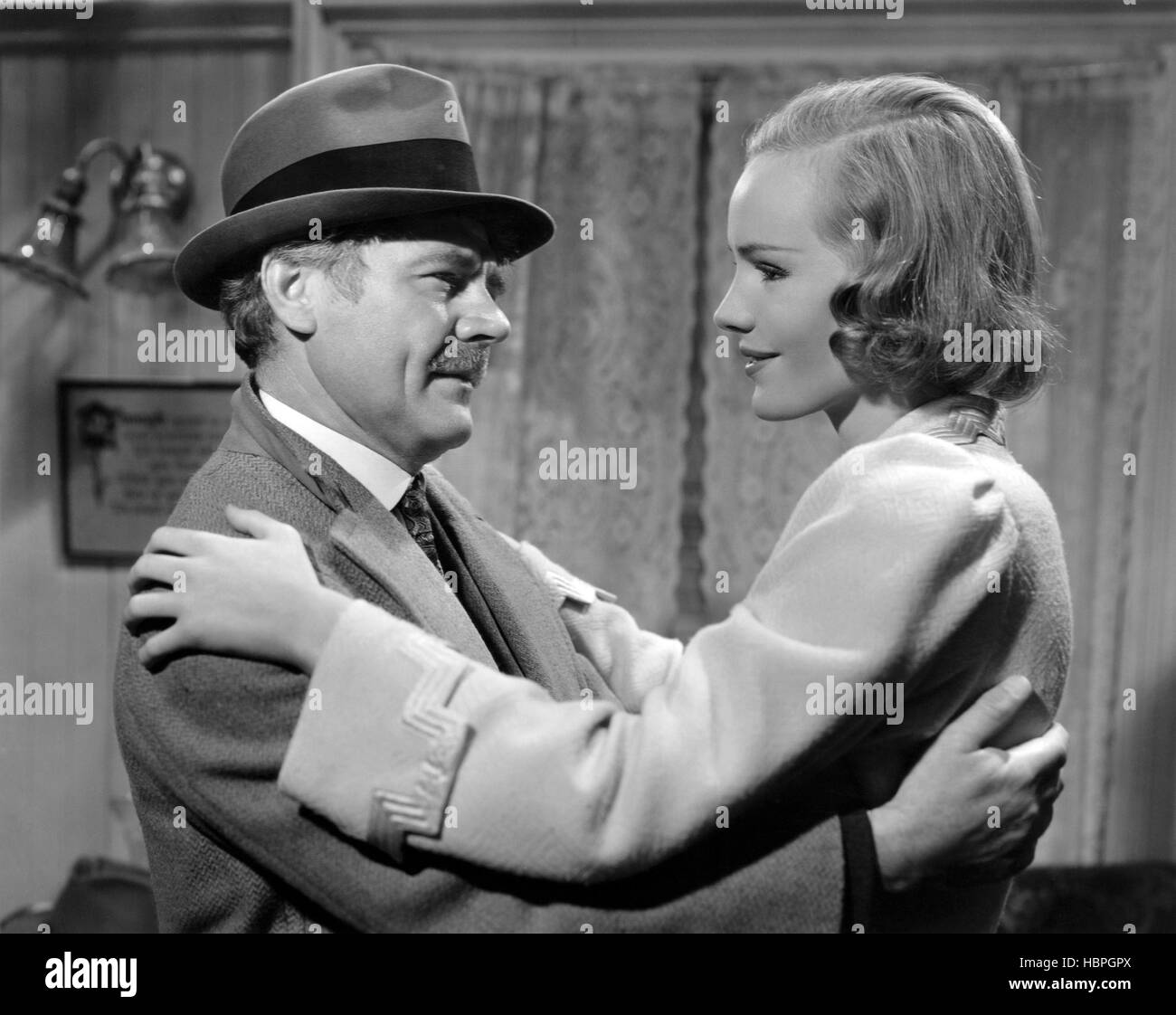 EXCLUSIVE, from left: Charles Ruggles, Frances Farmer, 1937 Stock Photo ...