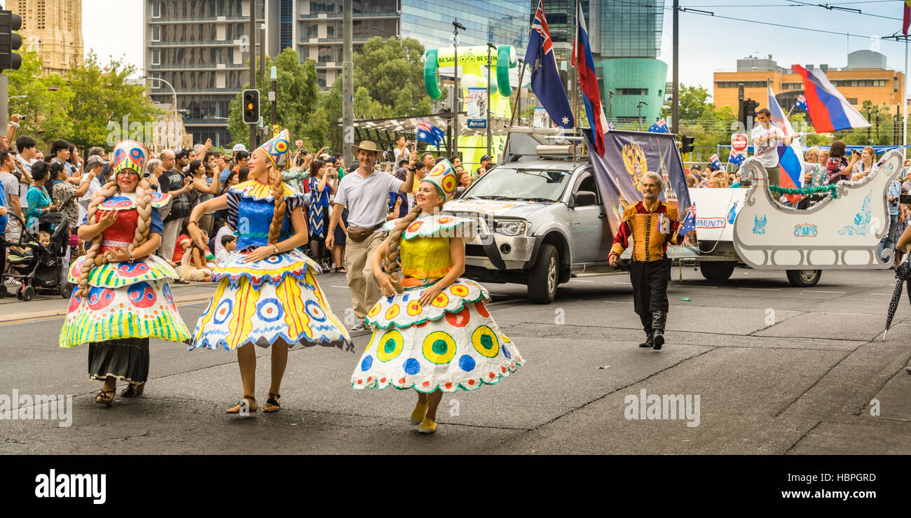 Australia day city adelaide parade hi-res stock photography and images ...
