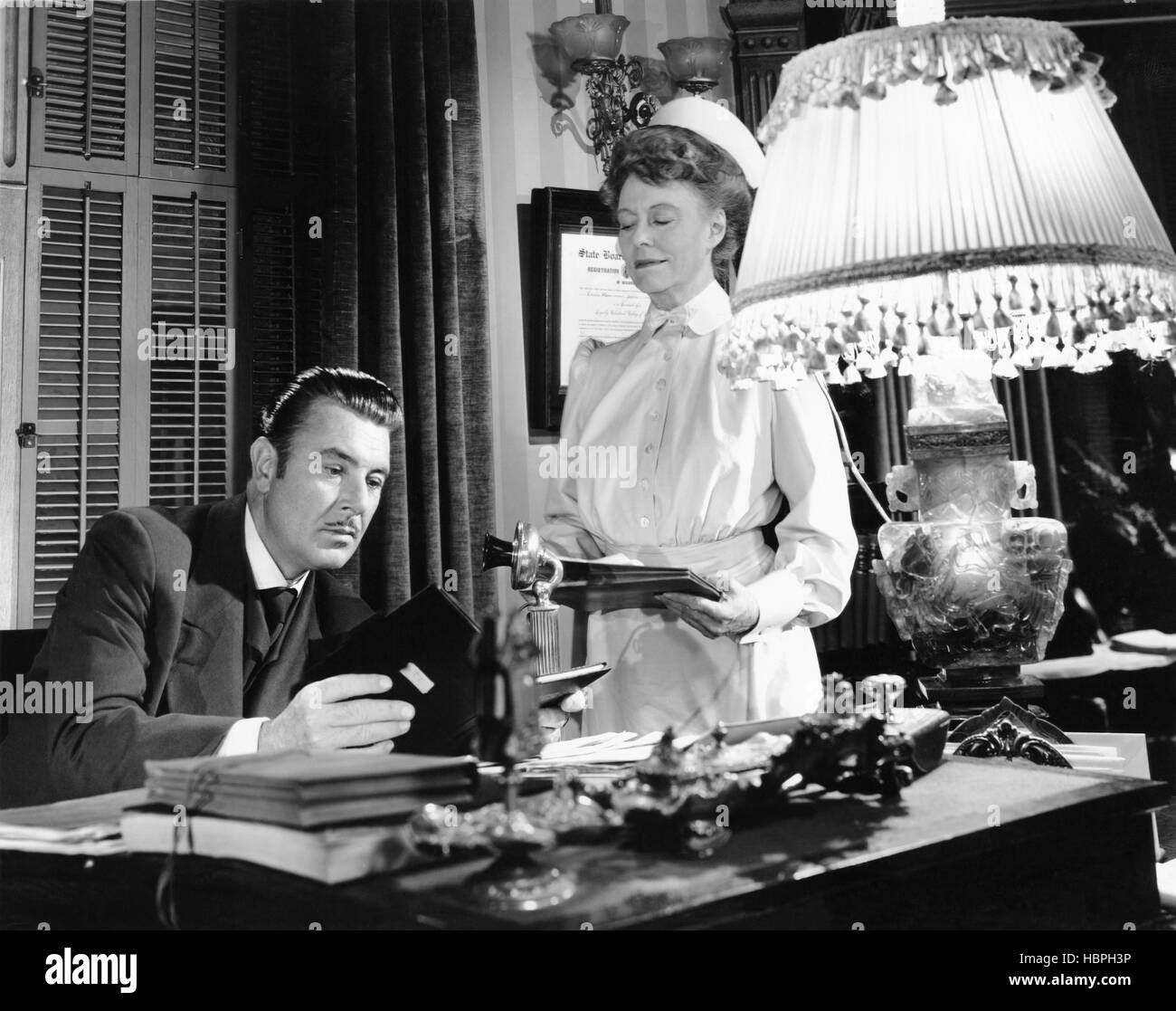 EXPERIMENT PERILOUS, George Brent, Margaret Wycherly, 1944 Stock Photo ...