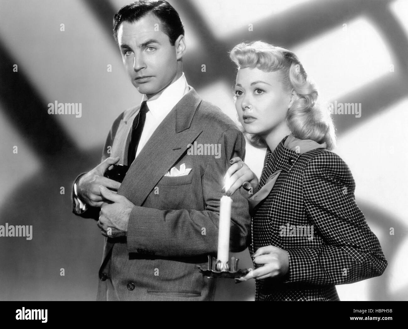 EXPOSED, from left, Mark Roberts, Adele Mara, 1947 Stock Photo - Alamy