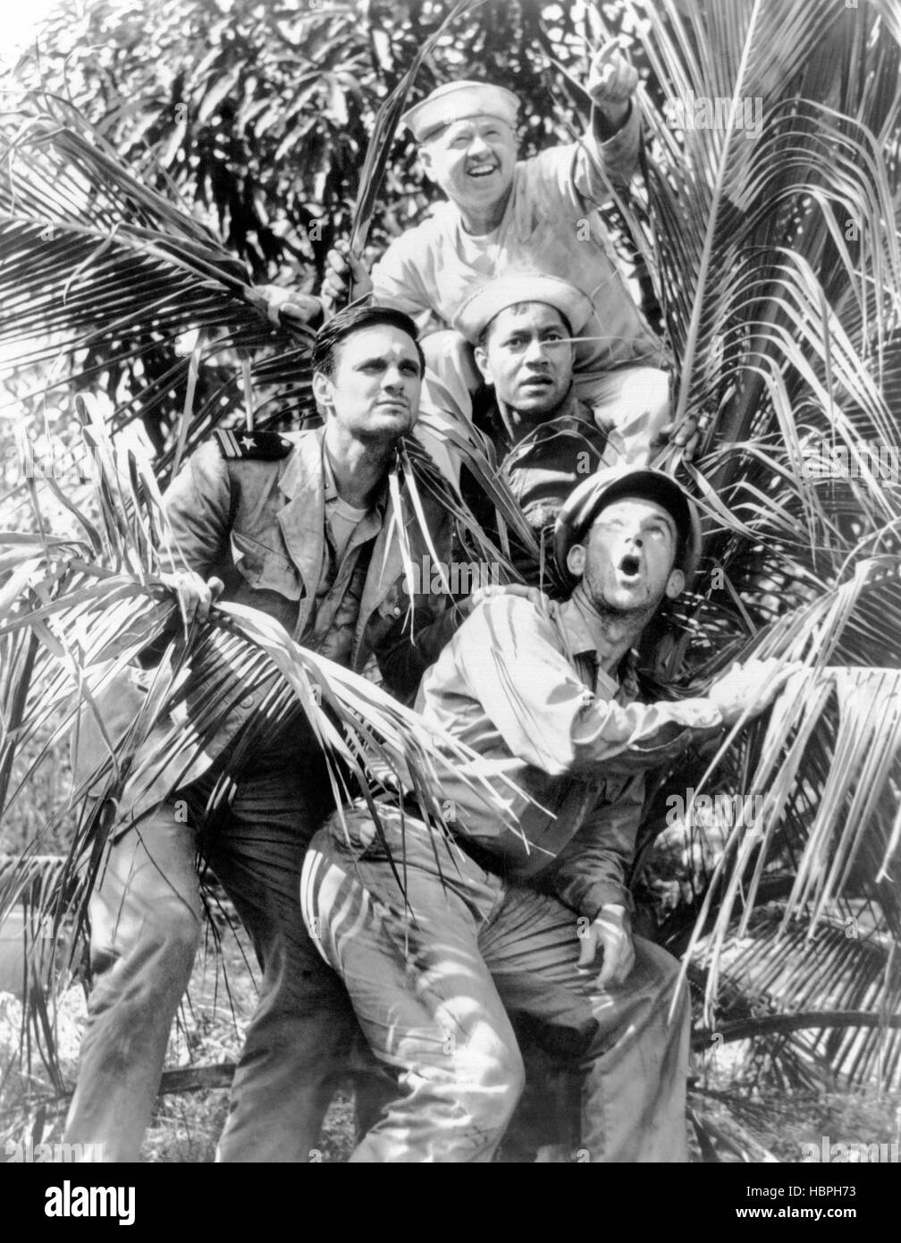 THE EXTRAORDINARY SEAMAN, clockwise from left, Alan Alda, Mickey Rooney ...