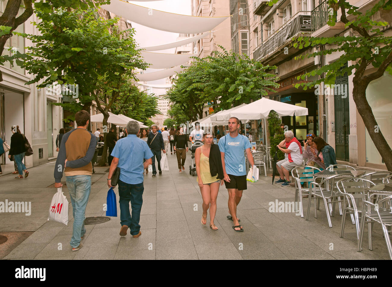 The pedestrian street hi-res stock photography and images - Alamy