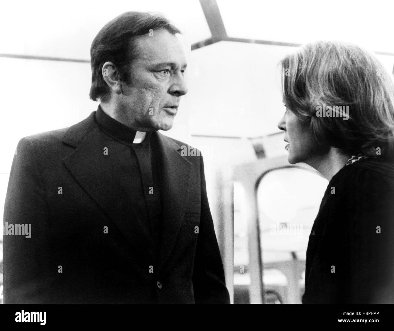 EXORCIST II: THE HERETIC, from left, Richard Burton, Louise Fletcher ...
