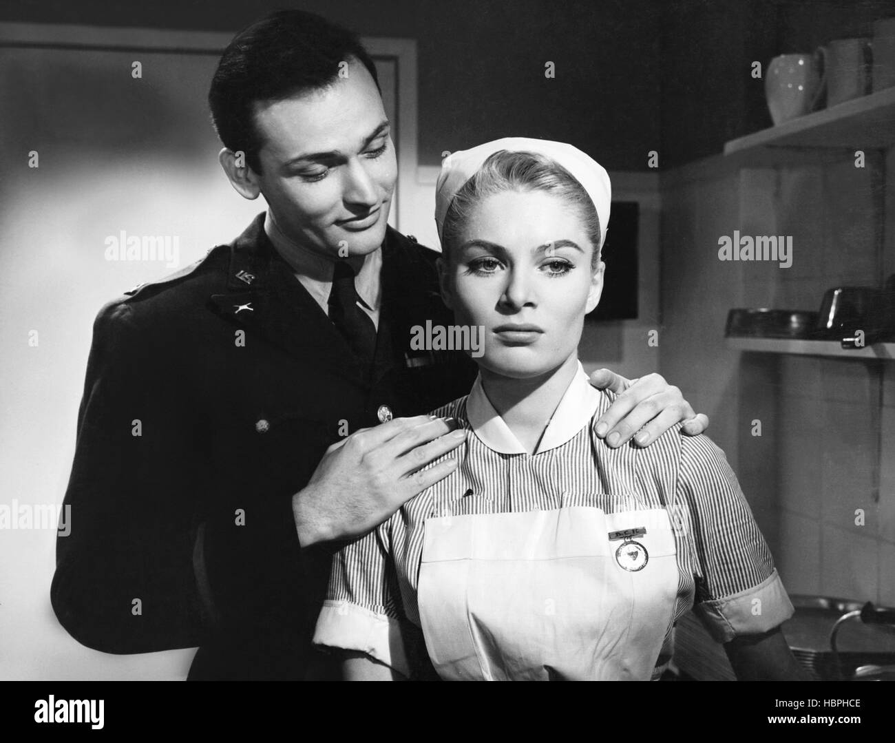 EYEWITNESS, from left: David Knight, Belinda Lee, 1956 Stock Photo - Alamy