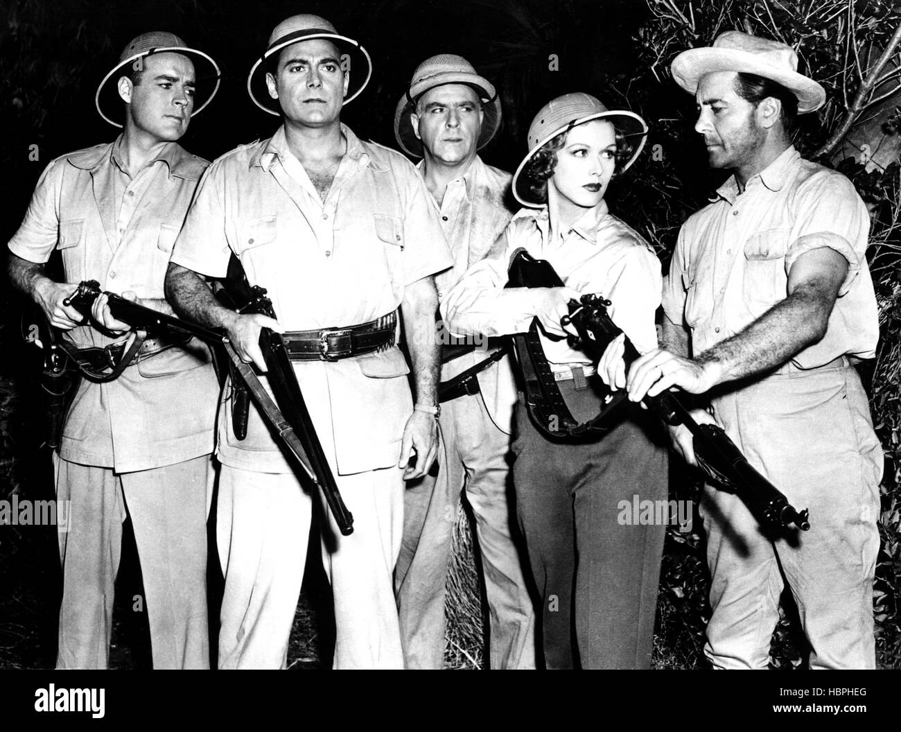 EYES OF THE JUNGLE, Ray Montgomery, Jon Hall, Alyce Lewis, Robert ...