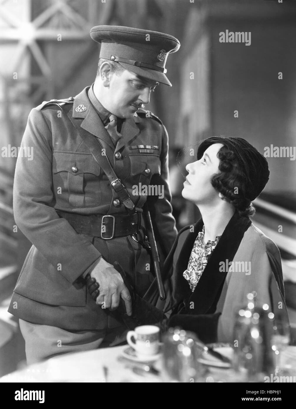 FAREWELL AGAIN, (aka TROOPSHIP), from left: Leslie Banks, Flora Robson, 1937 Stock Photo - Alamy