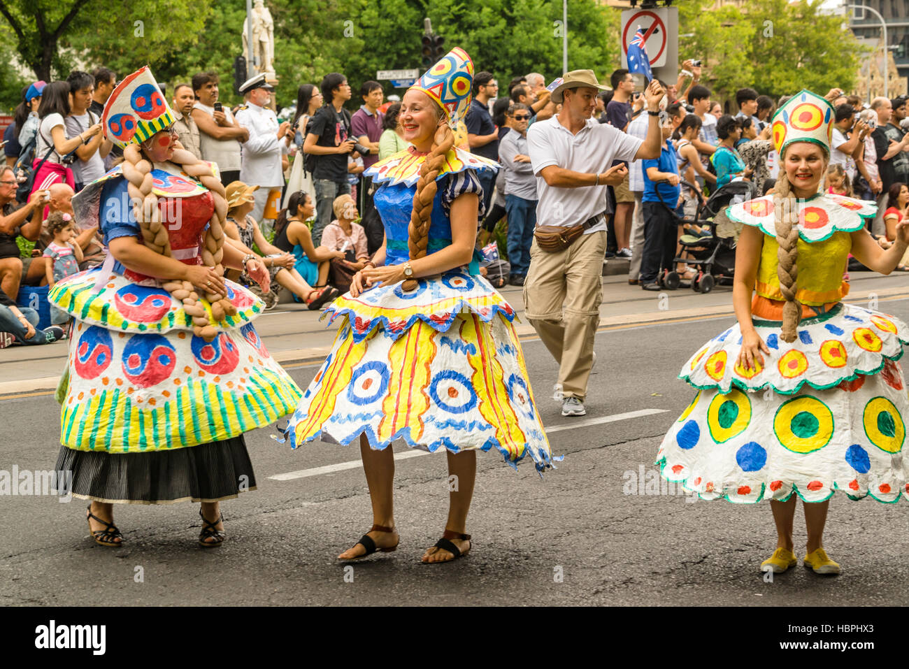 Australia Day City Adelaide - Parade! Stock Photo - Alamy