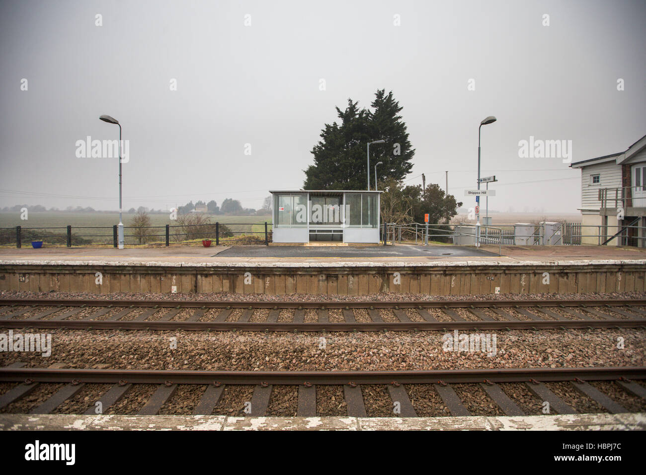 The quietest railway station in Britain,Shippea Hill in Cambridgeshire ...