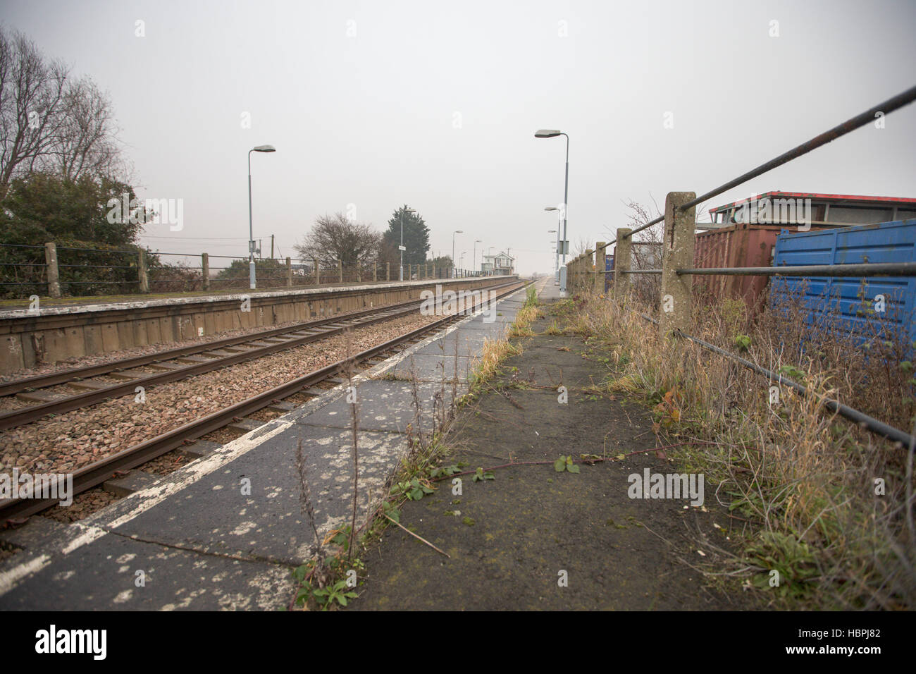 The quietest railway station in Britain,Shippea Hill in Cambridgeshire ...