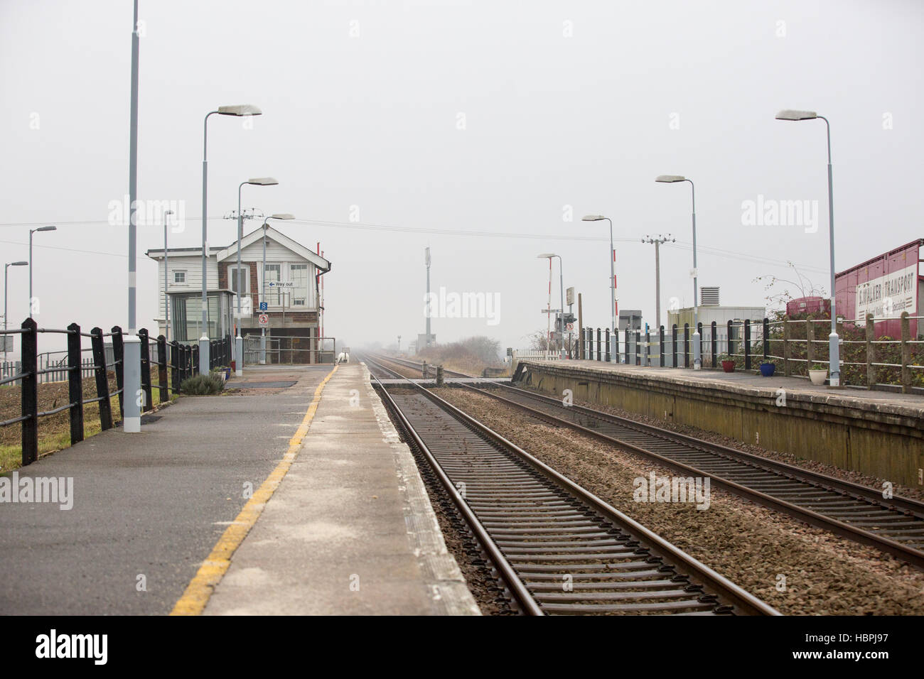 The quietest railway station in Britain,Shippea Hill in Cambridgeshire ...