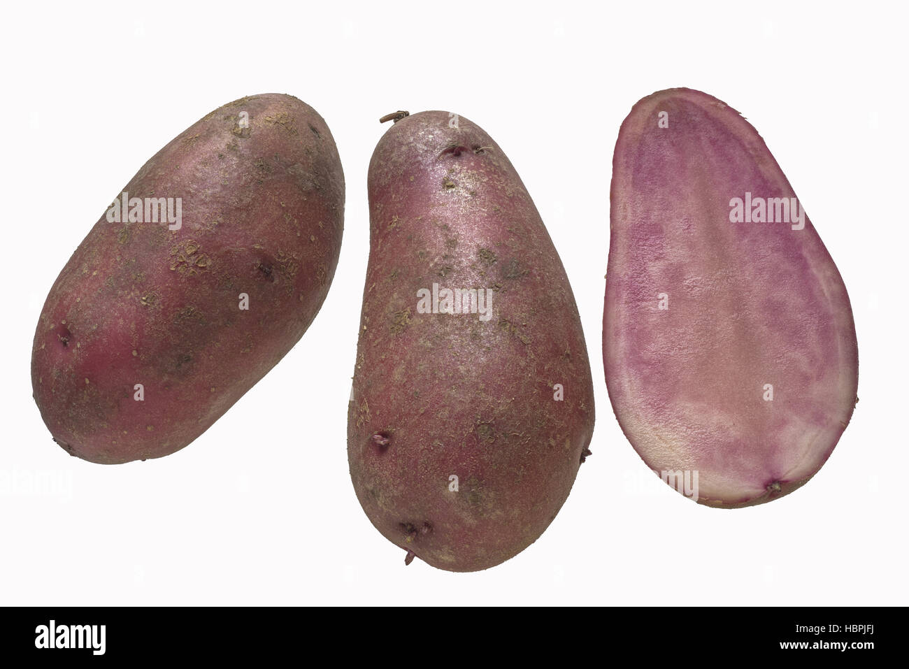 Potato strain Rote Emmalie Stock Photo - Alamy