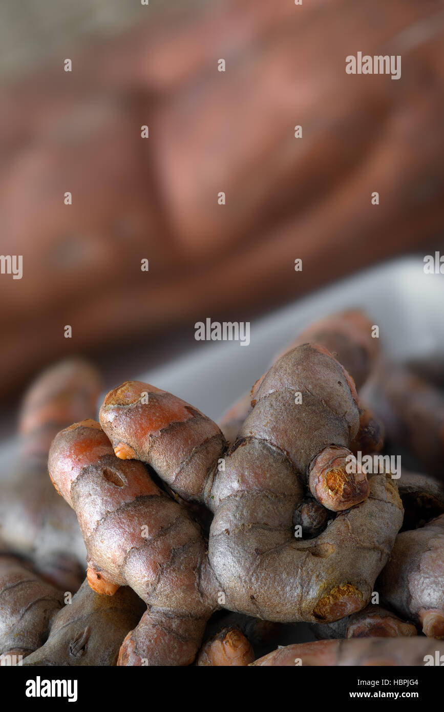 Fresh curcuma (tumeric Stock Photo - Alamy