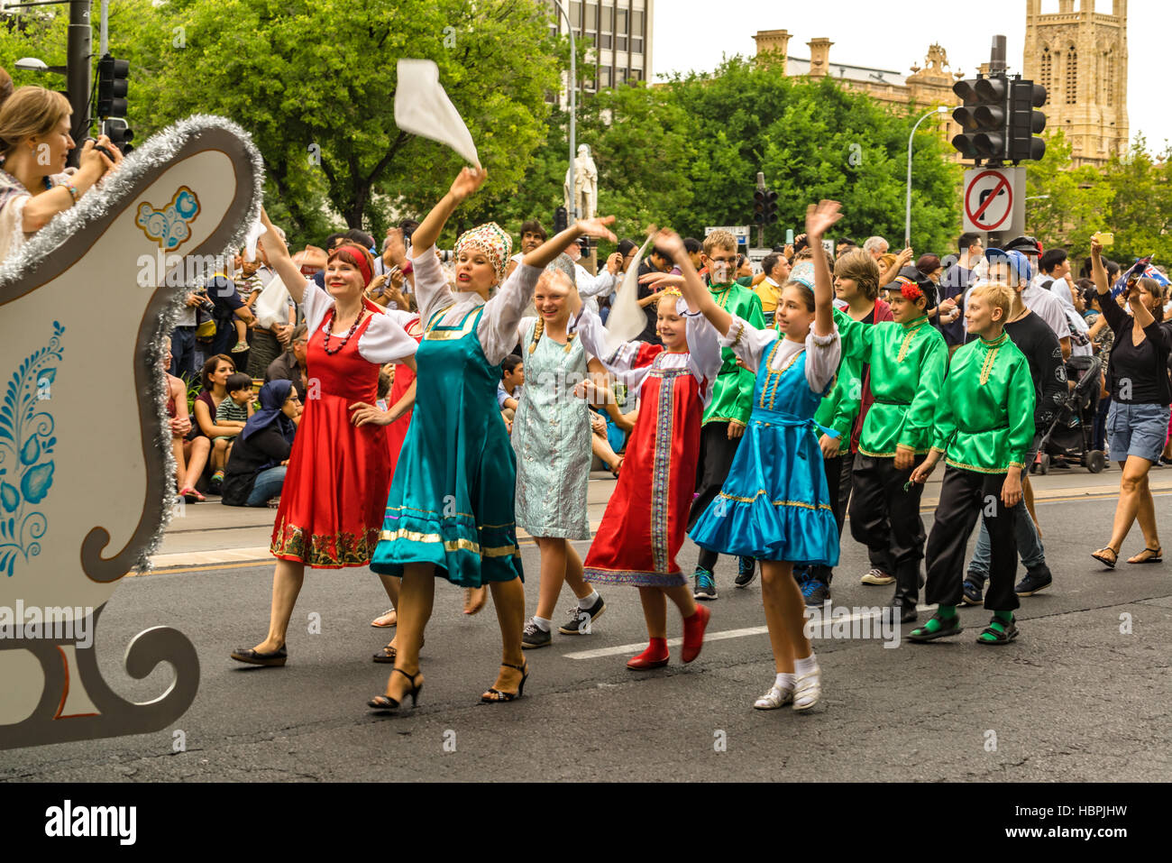 Australia Day City Adelaide - Parade! Stock Photo - Alamy