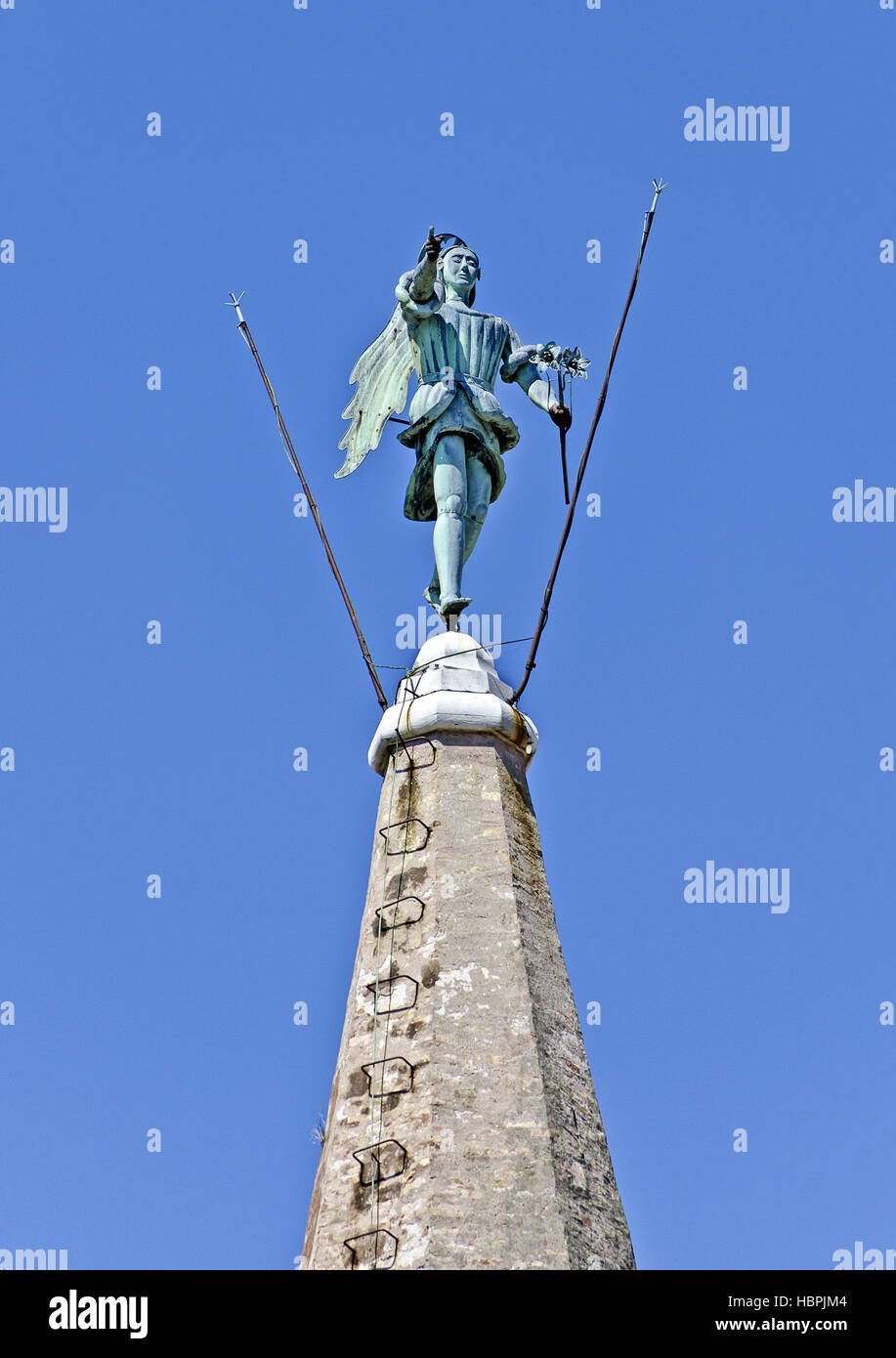 statue of the archangel Michael Stock Photo - Alamy
