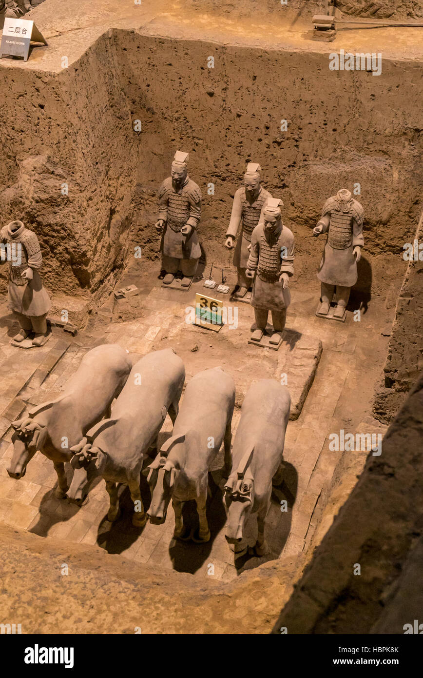 Xian China Terra Cotta Warriors Stock Photo - Alamy