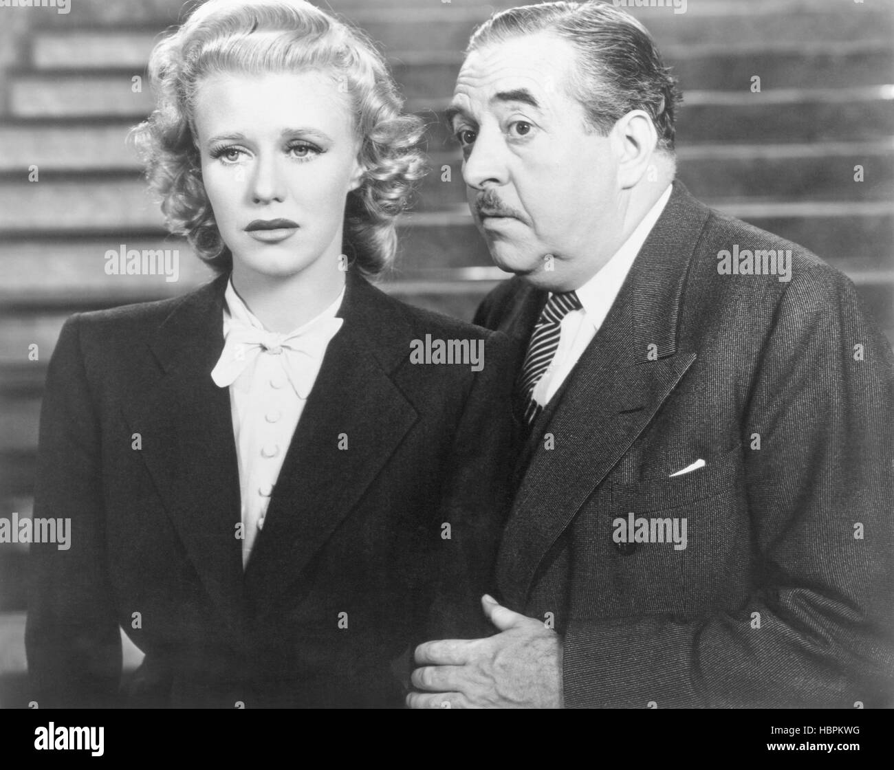 FIFTH AVENUE GIRL, from left: Ginger Rogers, Walter Connolly, 1939 ...