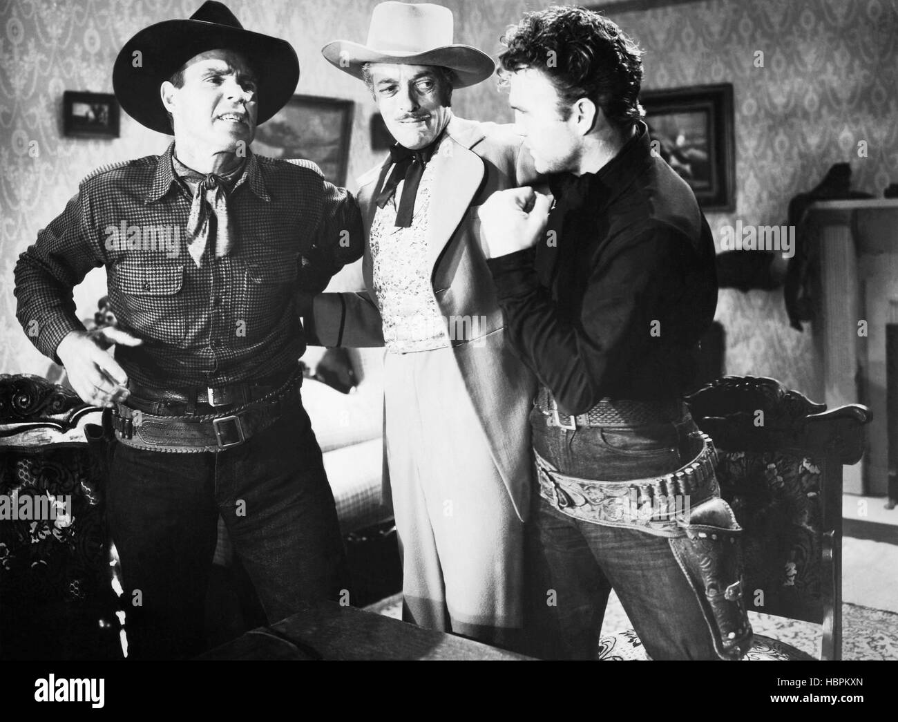 FIGHTING BILL CARSON, from left: Kermit Maynard, I Stanford Jolley ...