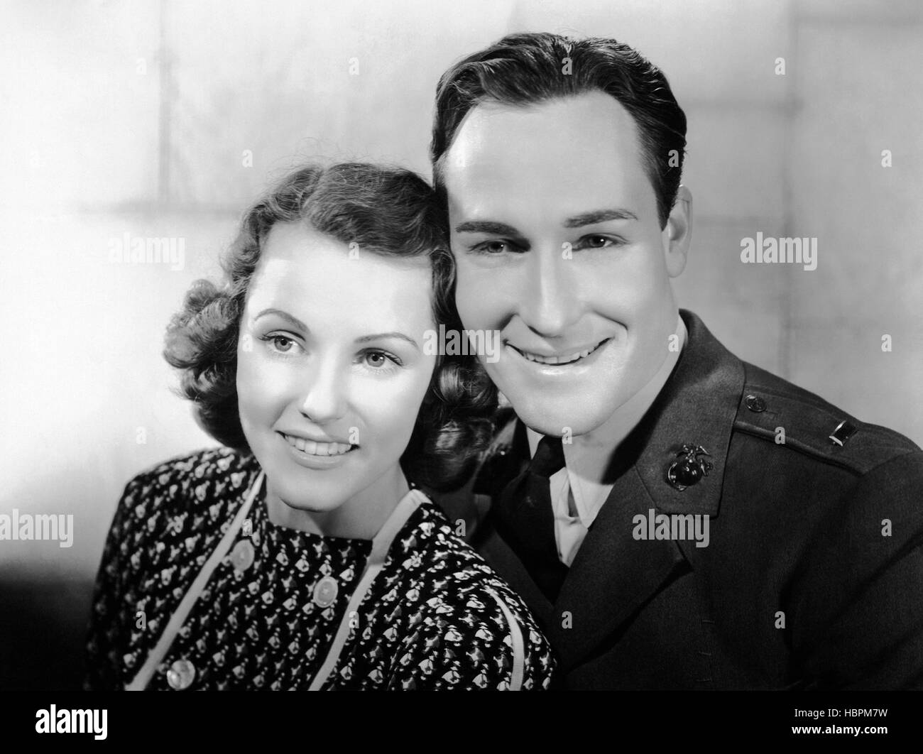 THE FIGHTING DEVIL DOGS, from left, Eleanor Stewart, Lee Powell, 1938 ...