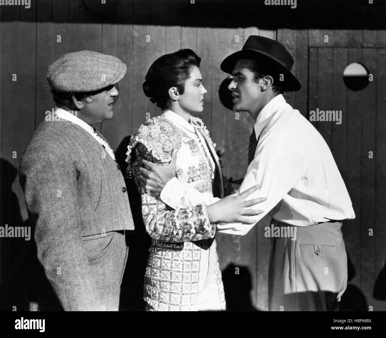 FIESTA, from left, Akim Tamiroff, Esther Williams, Ricardo Montalban ...