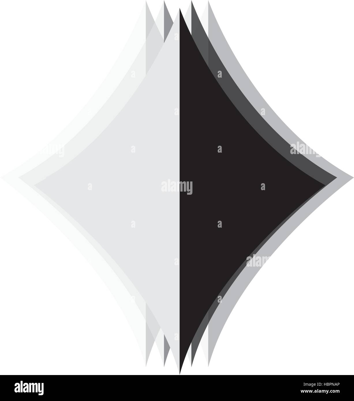 Isolated black diamond card symbol, Vector illustration Stock Vector ...