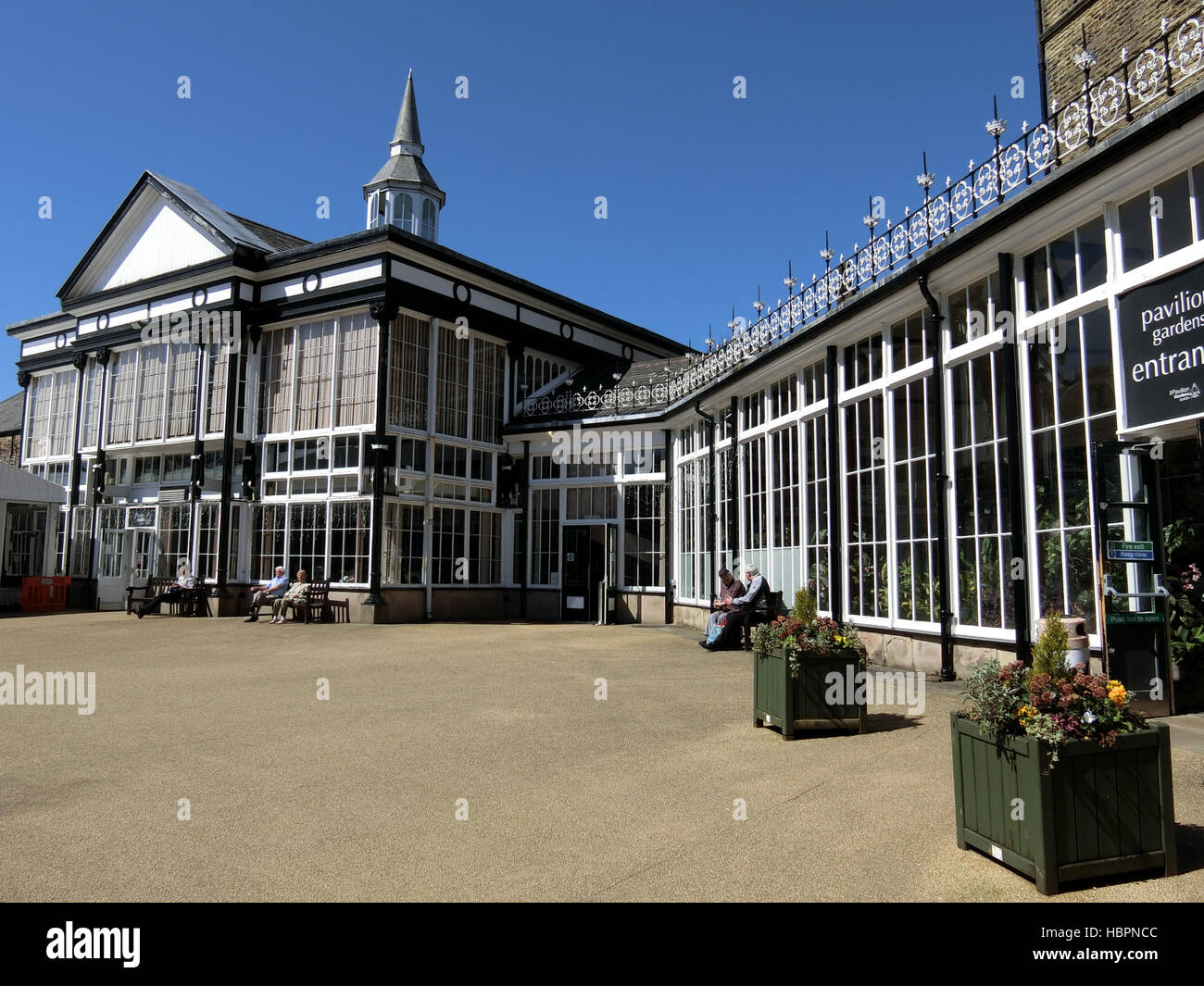 To the right is the british pavilion hi-res stock photography and ...