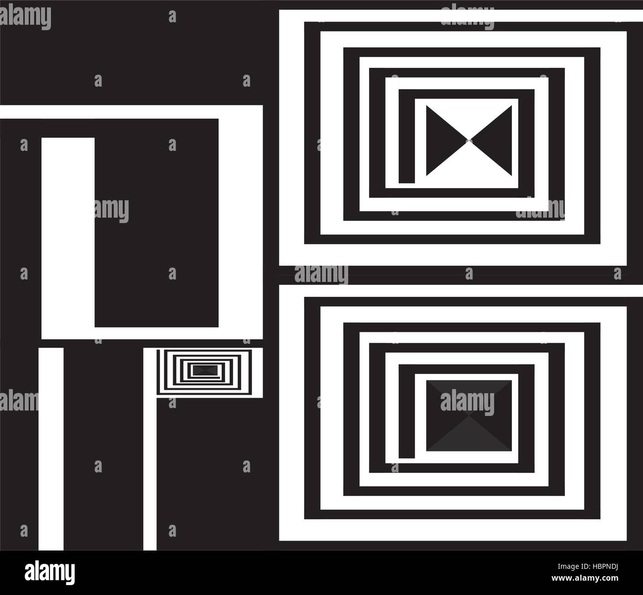 Isolated black abstract symbol on a white background, Vector ...