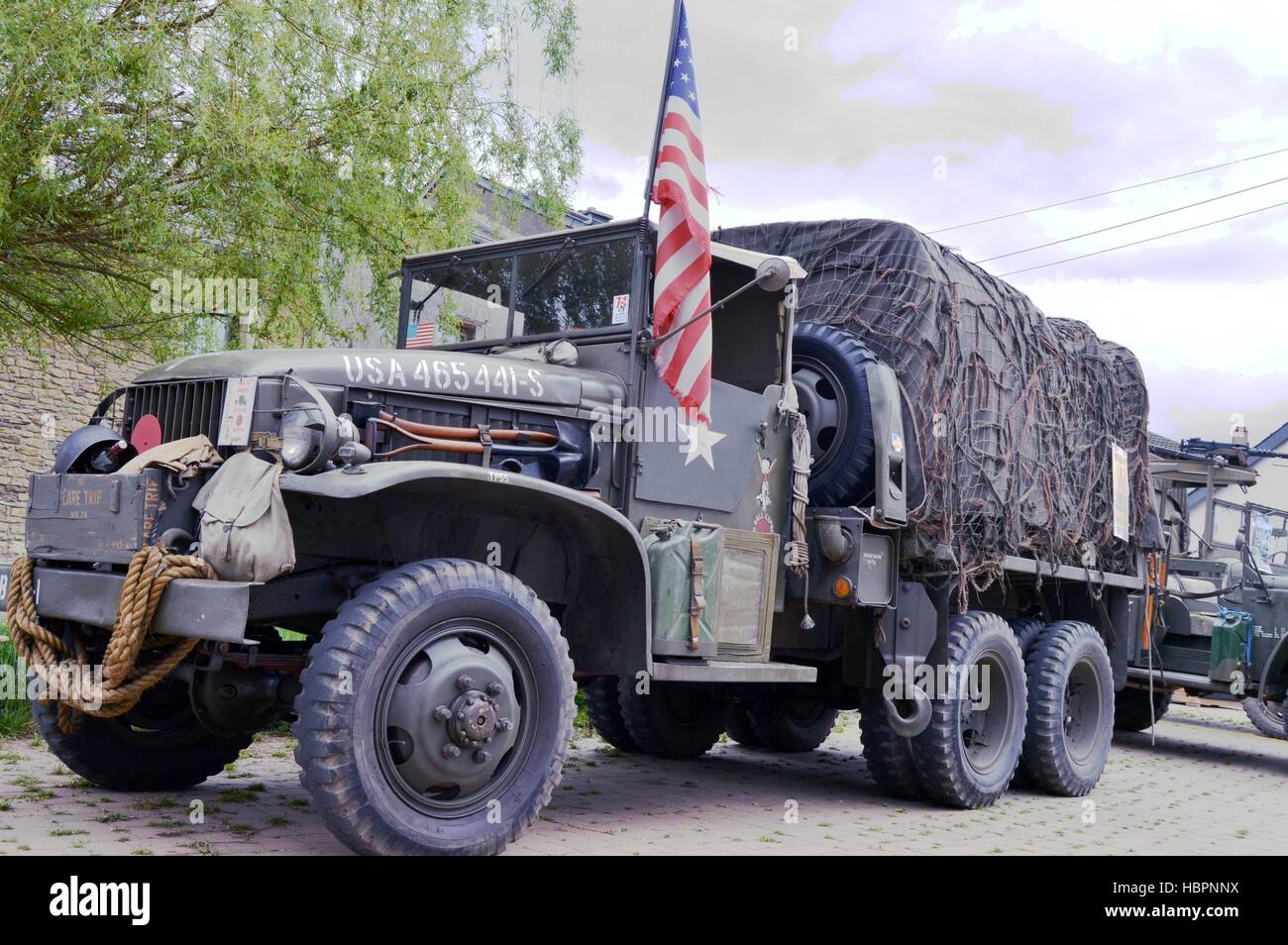 Old armored vehicle of the Second World War Stock Photo - Alamy
