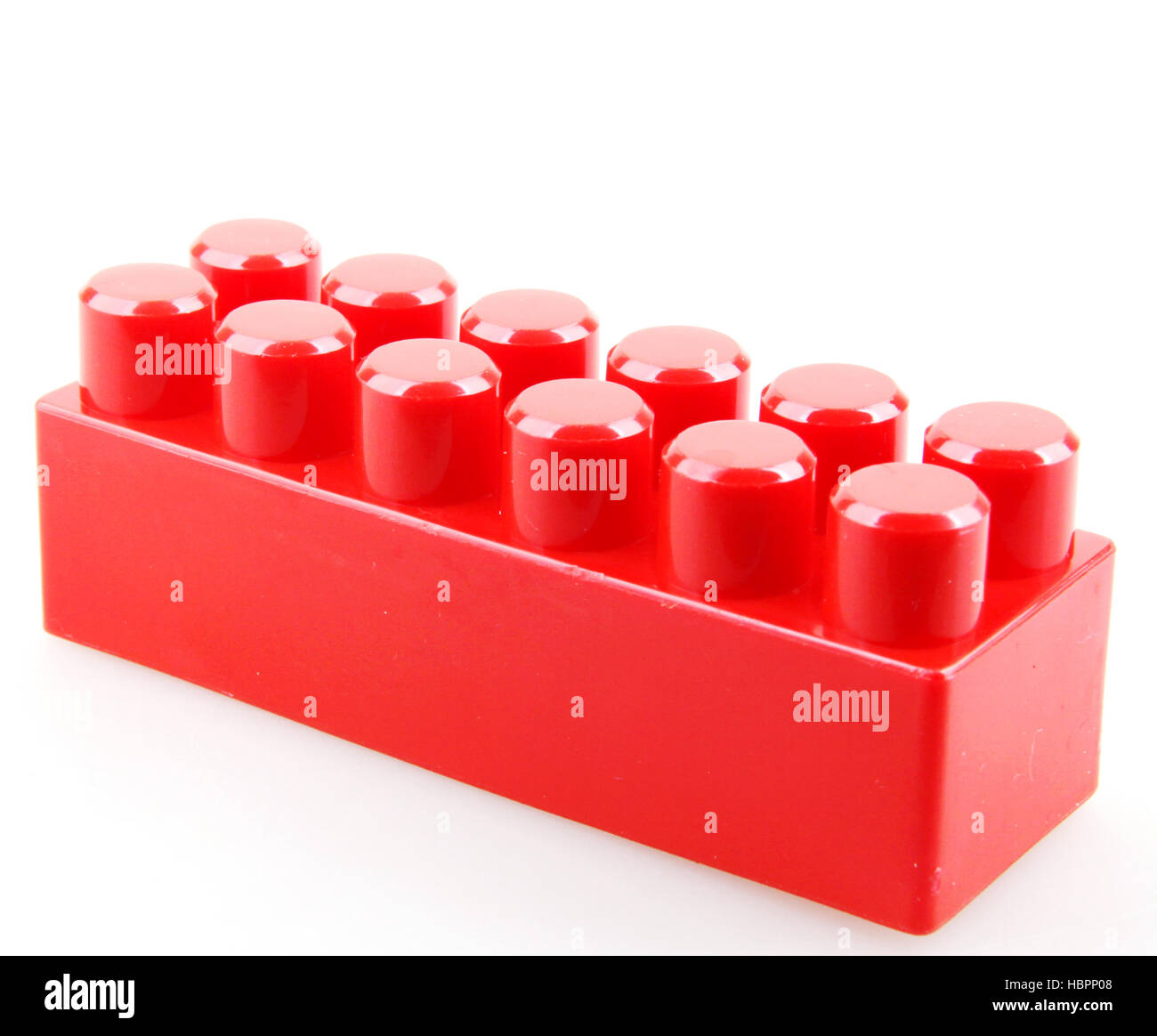 Plastic building block Stock Photo - Alamy