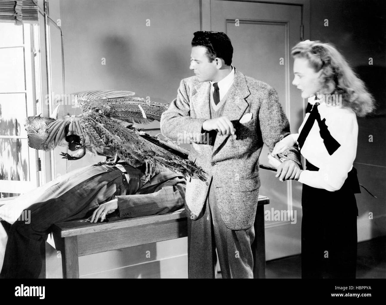 THE FLYING SERPENT, (aka KILLER WITH WINGS), from left, Ralph Lewis ...