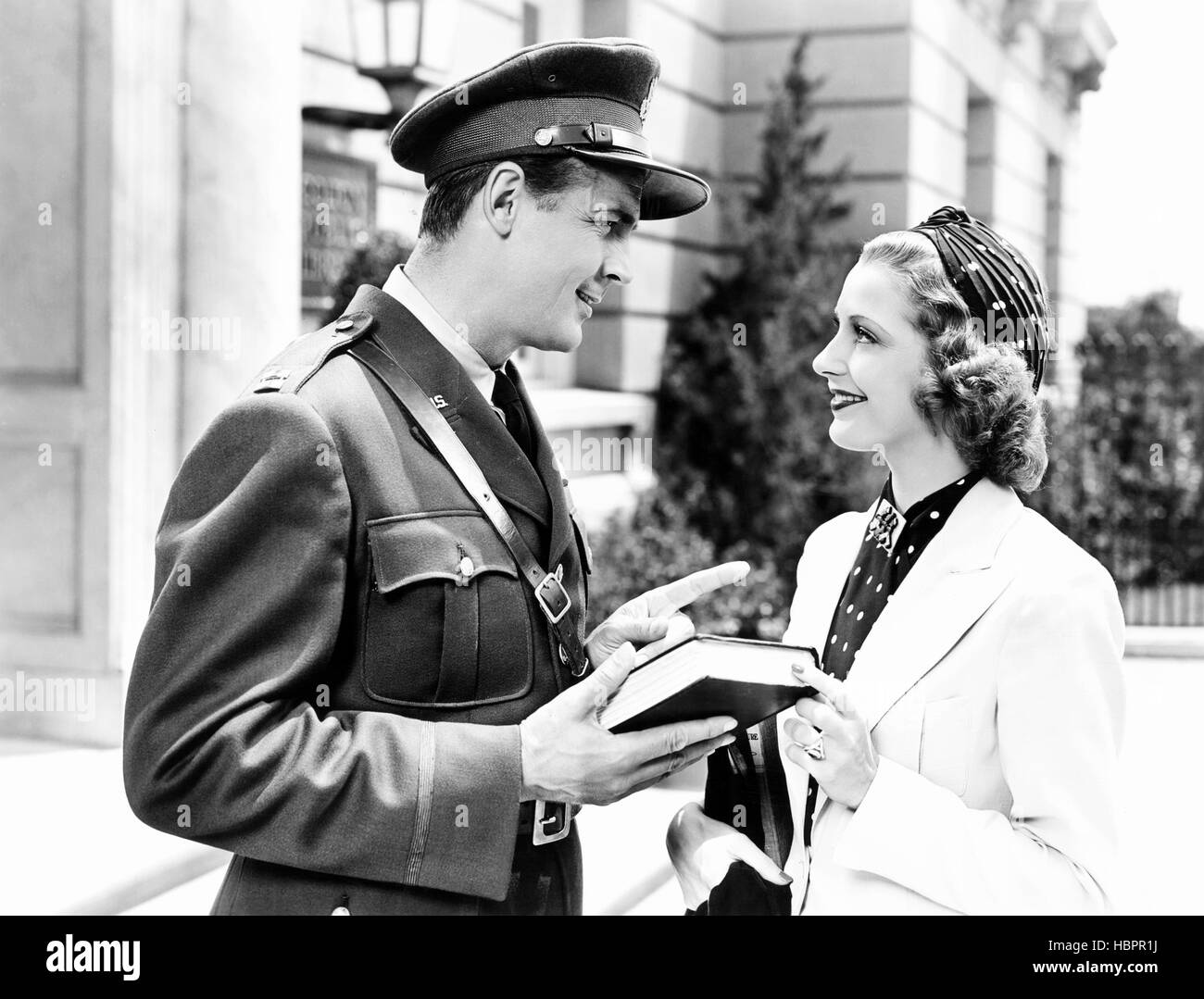 FLIGHT TO FAME, from left: Charles Farrell, Julie Bishop as Jacqueline ...