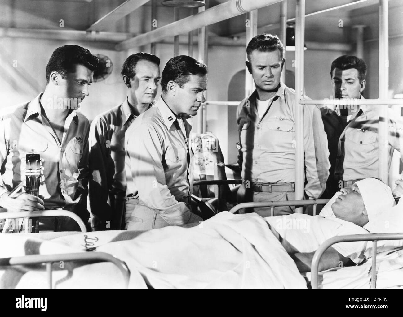 FLAT TOP, William Phipps (front), standing from left: Keith Larsen ...