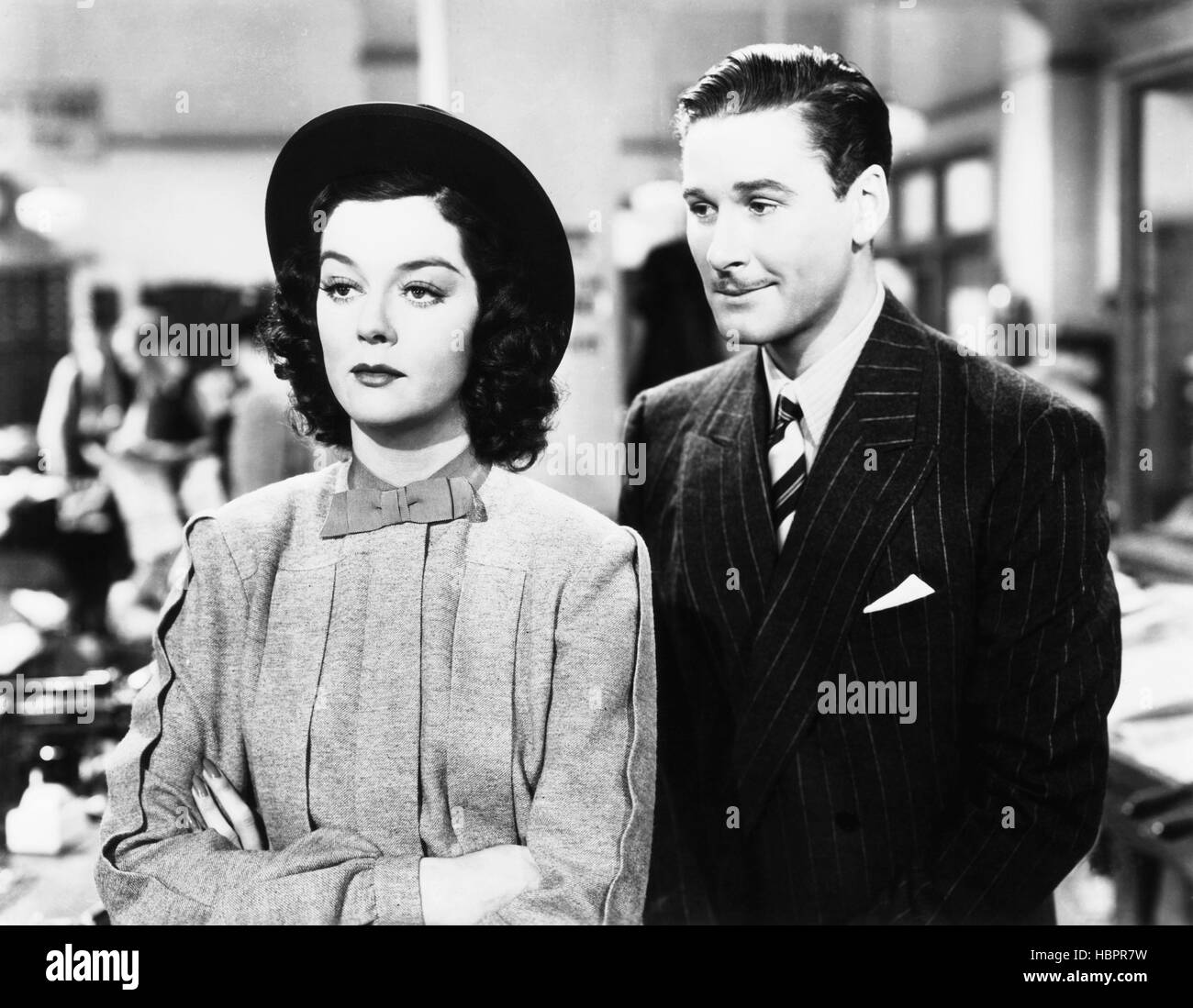 FOUR'S A CROWD, from left: Rosalind Russell, Errol Flynn, 1938 Stock ...