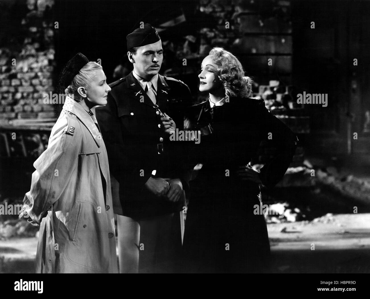 A FOREIGN AFFAIR, Jean Arthur, John Lund, Marlene Dietrich, 1948 Stock ...