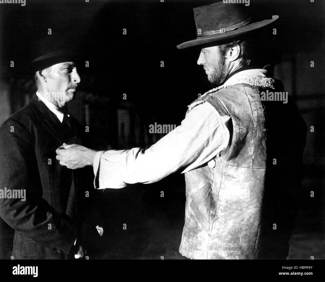 FOR A FEW DOLLARS MORE, Lee van Cleef, Clint Eastwood, 1965 Stock Photo ...