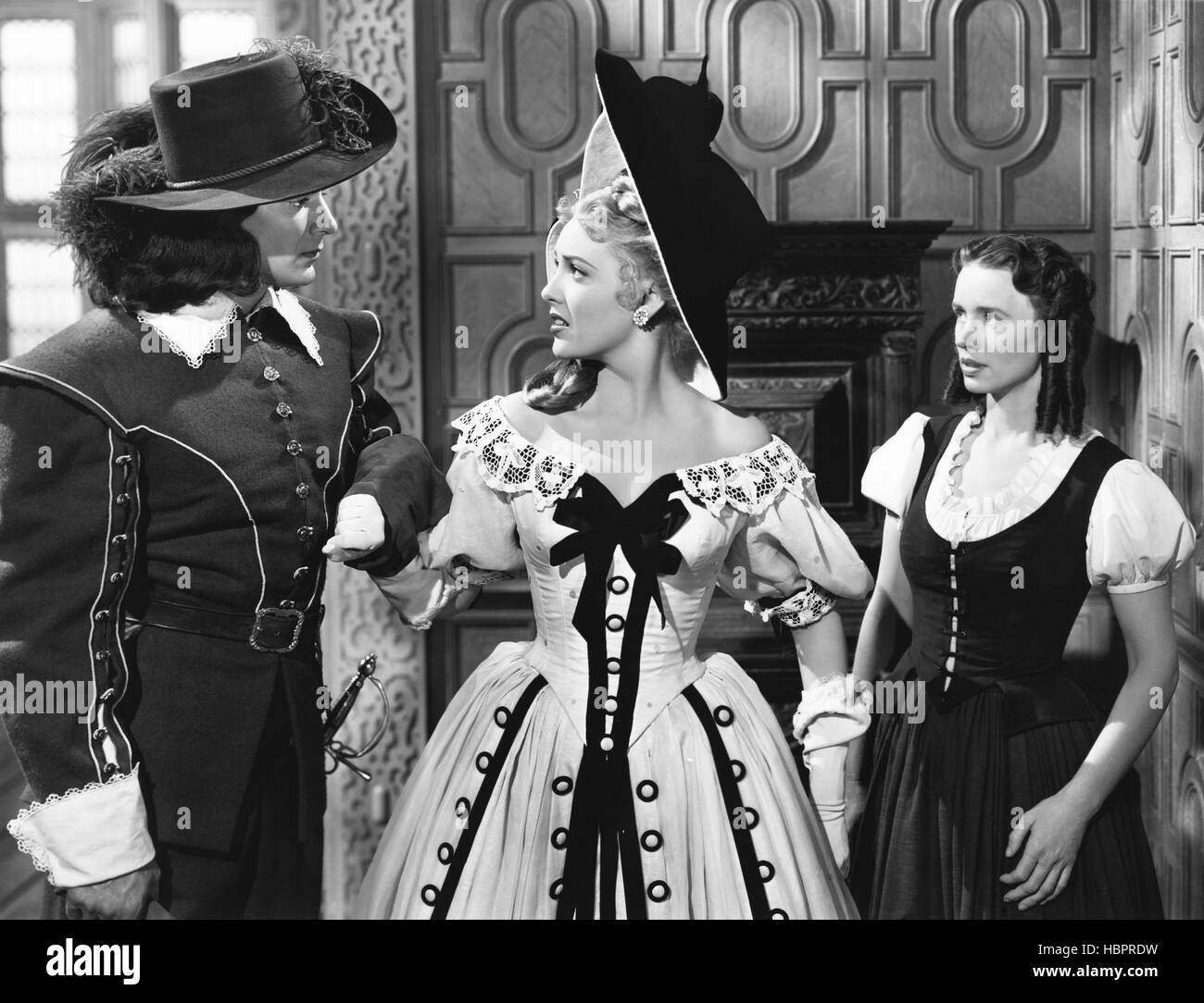 FOREVER AMBER, from left, Cornel Wilde, Linda Darnell, Jessica Tandy ...