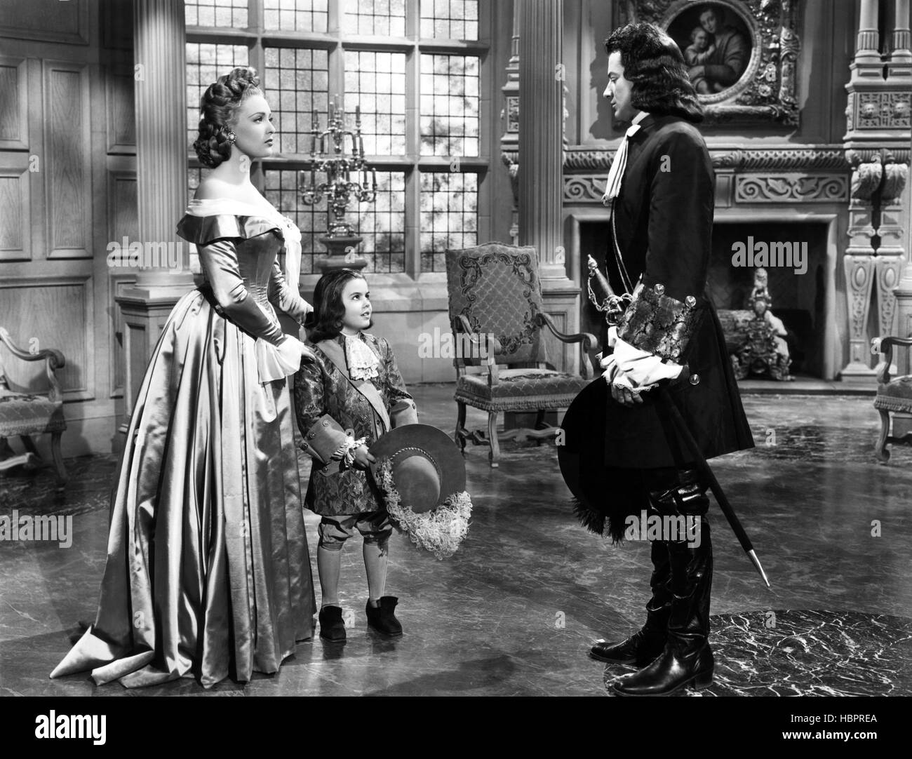 FOREVER AMBER, from left: Linda Darnell, Billy Ward, Cornel Wilde, 1947 ...