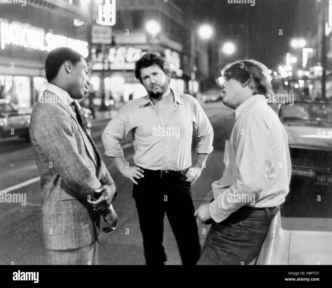 48 HOURS, (aka 48 HRS.), from left, Eddie Murphy, director Walter Hill ...