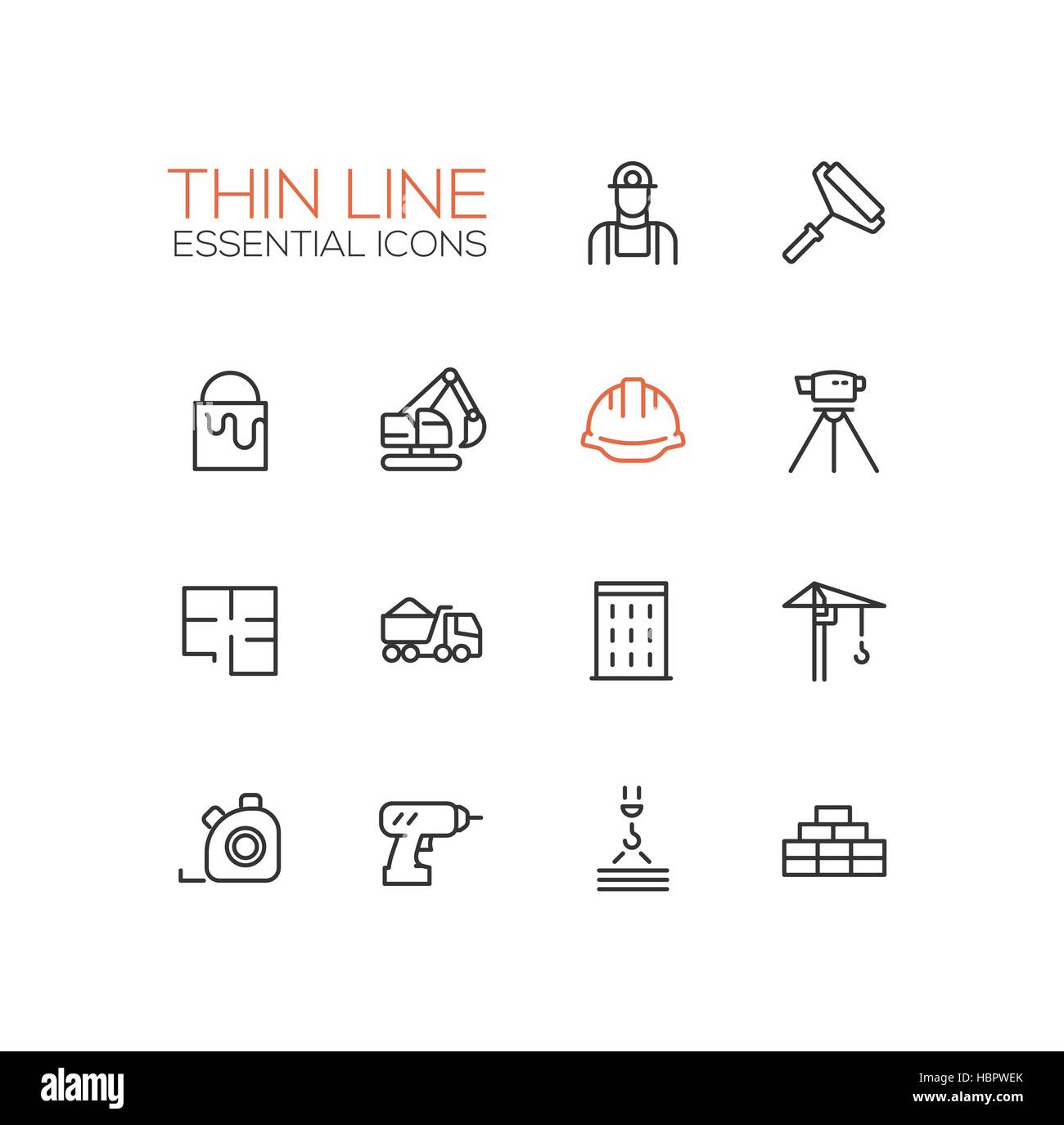 Construction site survey Stock Vector Images - Alamy