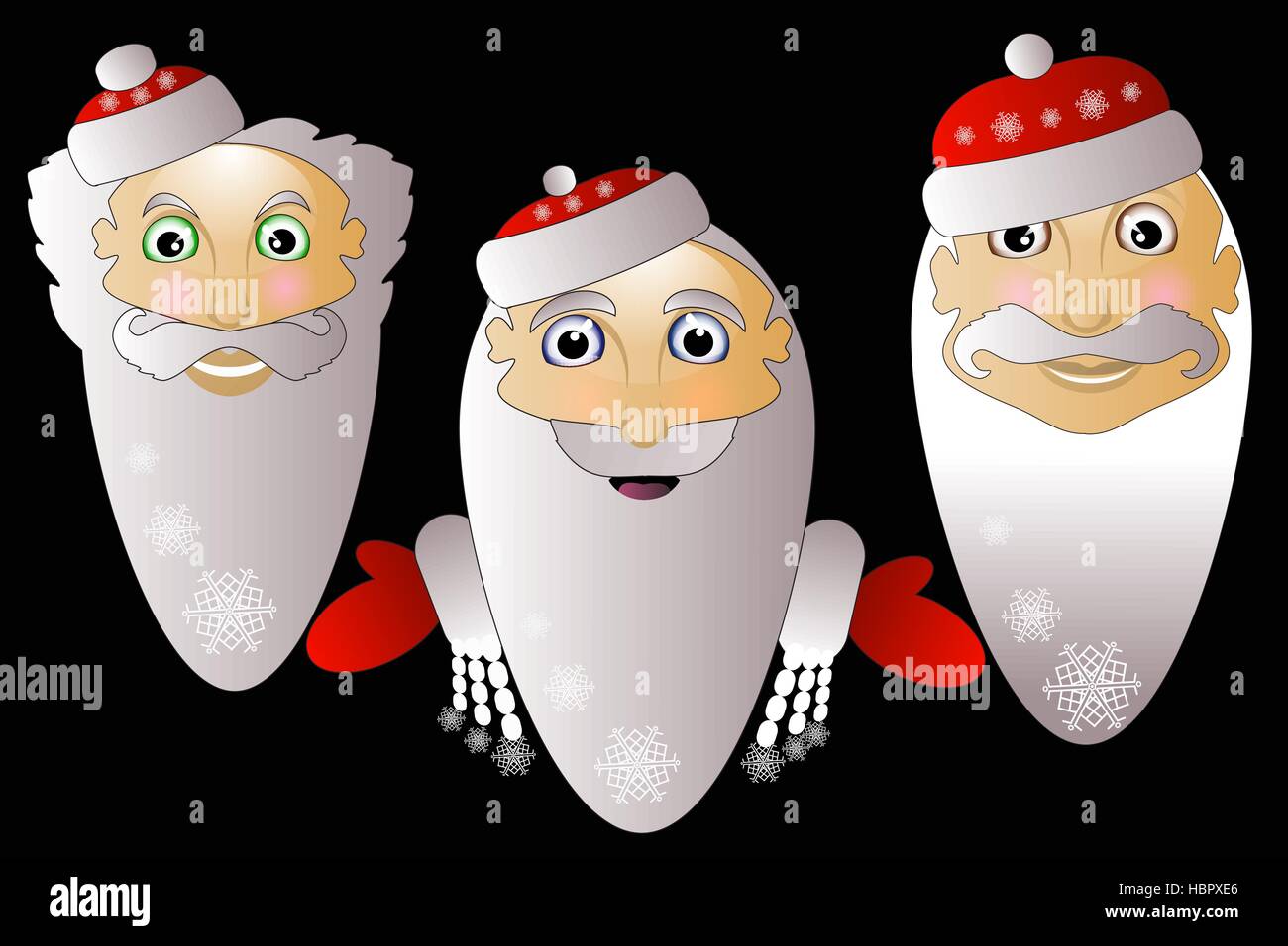 Santa Claus icon vector simple easy editable on a white background ...