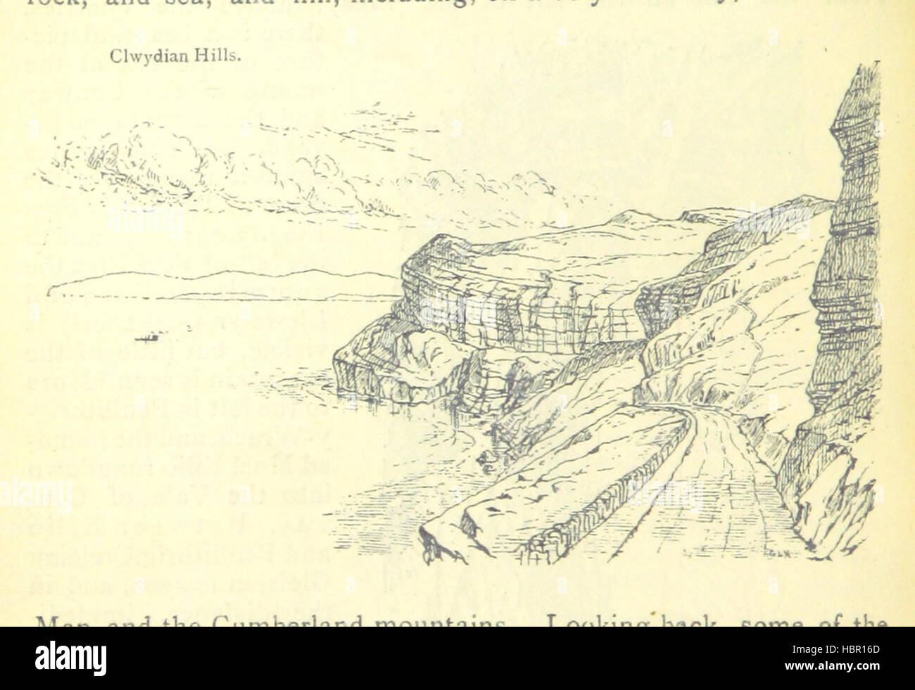 North wales railway map hi-res stock photography and images - Alamy