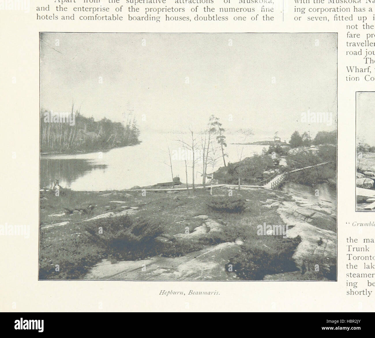 Vintage map of muskoka hi-res stock photography and images - Alamy