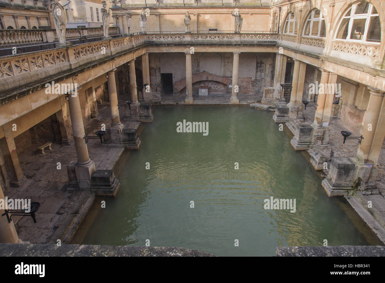 Roman baths bath steam hi-res stock photography and images - Alamy