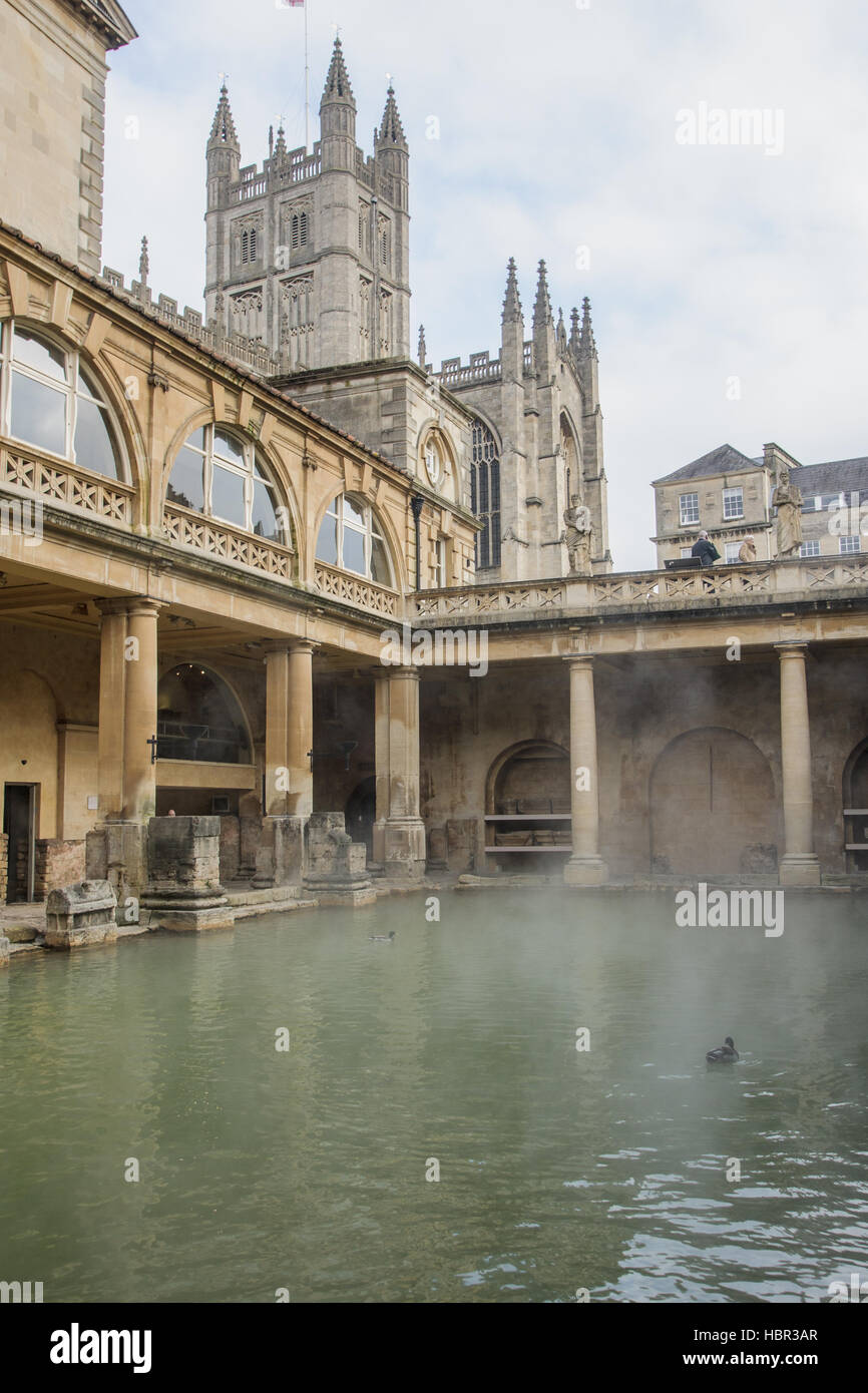 Roman baths bath steam hi-res stock photography and images - Alamy