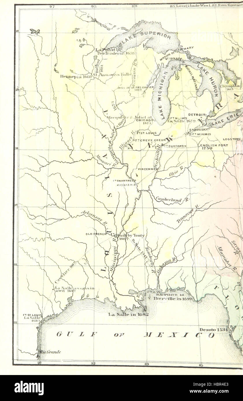 Usa map 1880 hi-res stock photography and images - Alamy
