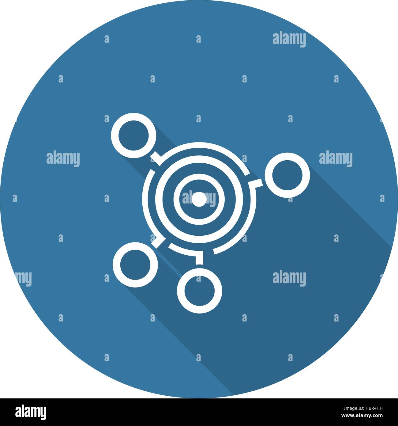 Business Goals Icon. Flat Design Stock Vector Image & Art - Alamy